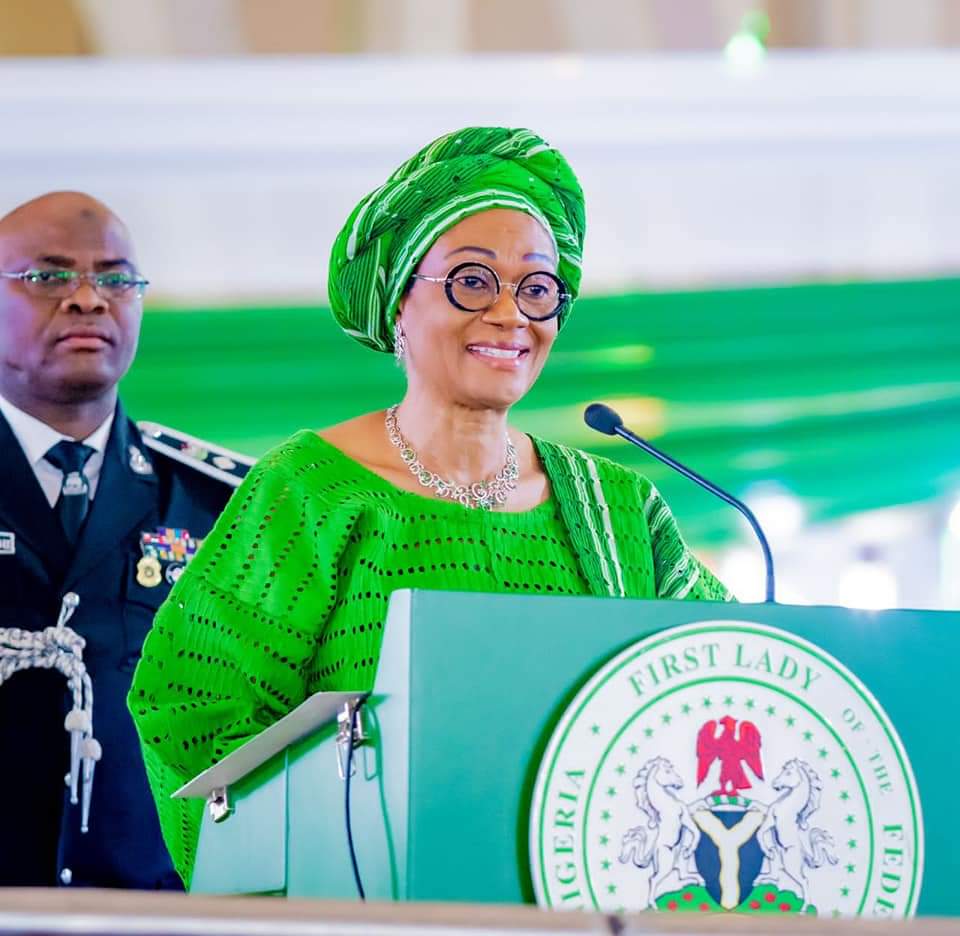 BREAKING: Remi Tinubu Breaks Silence On Students’ Mocking Chants During Delta State Visit
